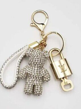 Louis Vuitton | Accessories | Authentic Louis Vuitton Gold Padlock Key ...